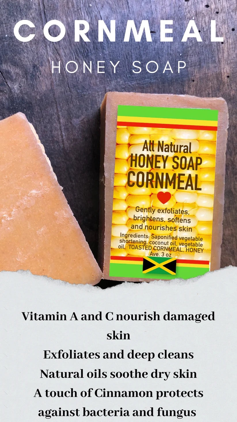 HONEY CORNMEAL SOAP – Natral Soap